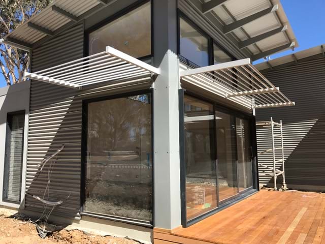 Louvre Blade Sun Awning