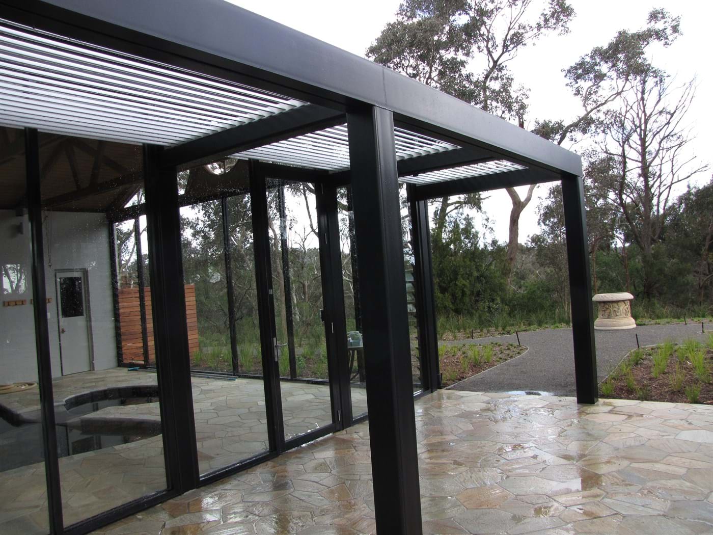 Louvre Blade Sun Awning