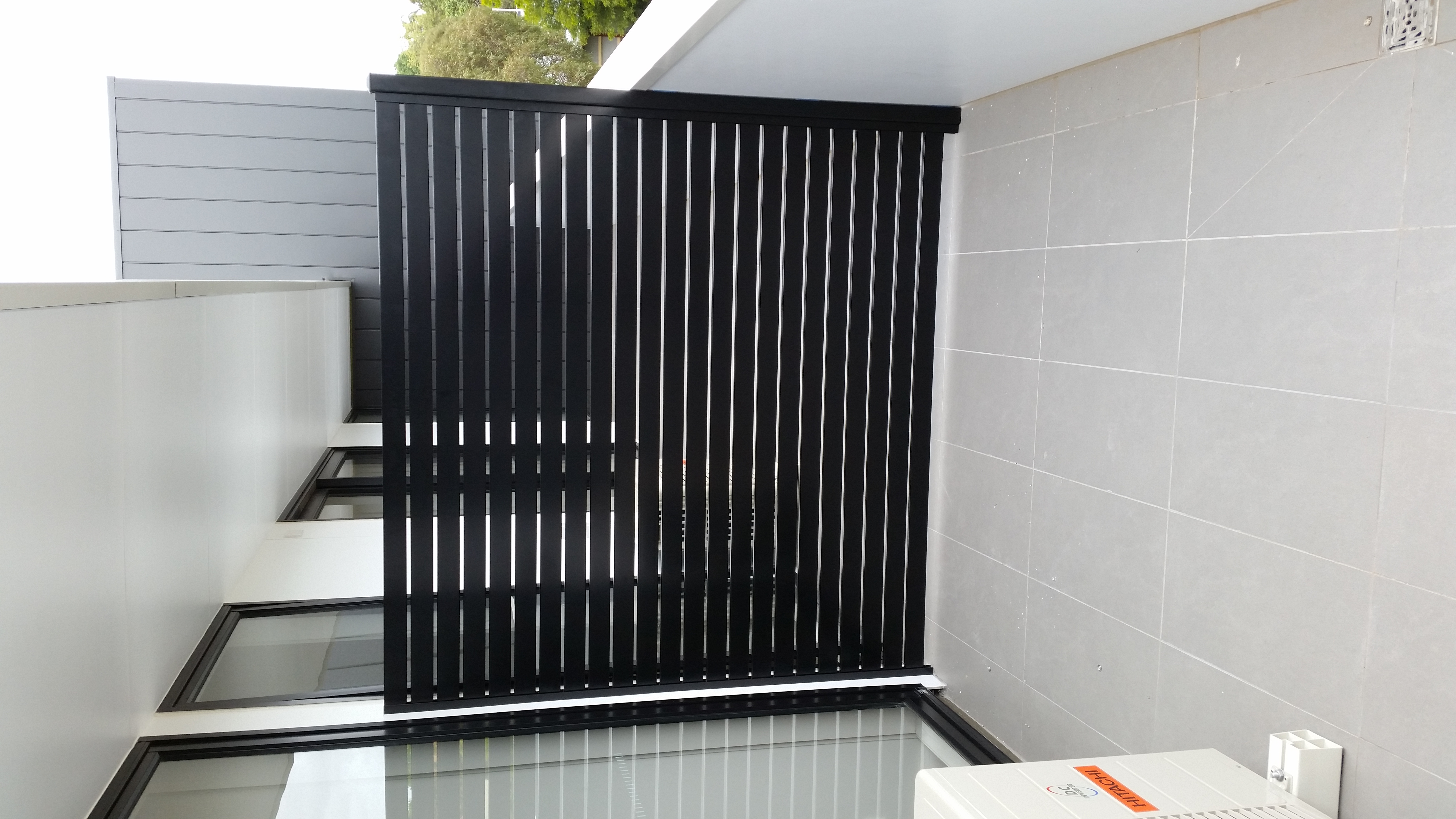 Baton Style Balcony Screen